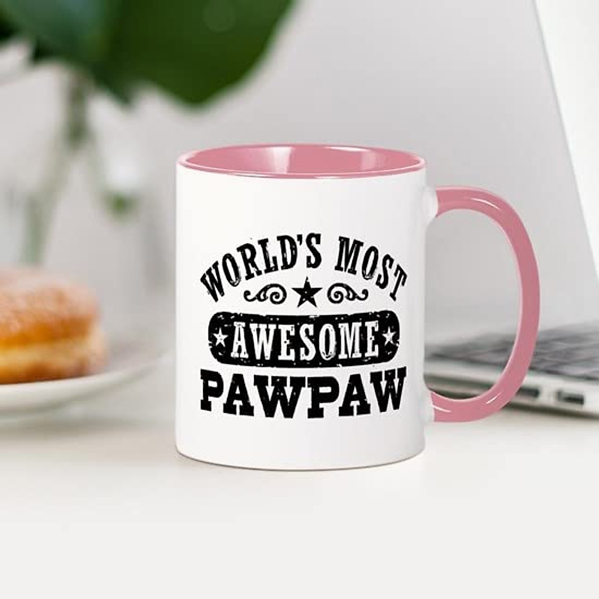 CafePress World's Most Awesome Pawpaw Mug Ceramic Coffee Mug, Tea Cup 11 oz