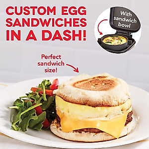 DASH Deluxe Sous Vide Style Egg Bite Maker with Silicone Molds for Breakfast Sandwiches, Healthy Snacks or Desserts, Keto & Paleo Friendly, (1 large, 4 mini) - Aqua