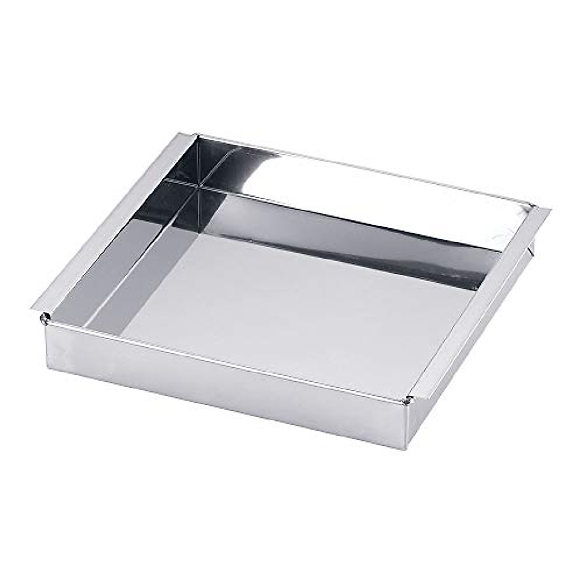 Endoshoji ATM07018 Commercial Egg Tofu Pan, 7.1 inches (18 cm), Kanto Type, Main Body: 18-8 Stainless Steel, Made in Japan