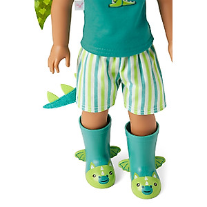 American Girl WellieWishers 14.5-inch Bryant Doll with T-shirt, Shorts, Dragon Wings & Tail, and Boots, For Ages 4+