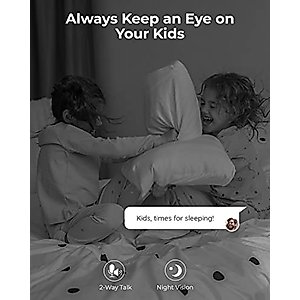 REOLINK Indoor Security Camera, 3MP Pan & Tilt, Plug-in WiFi Camera for Home Security, Pet Camera, Baby Monitor, Human/PetDetection, 2-Way Audio with Phone App, Works with Alexa/Google Assistant, E1
