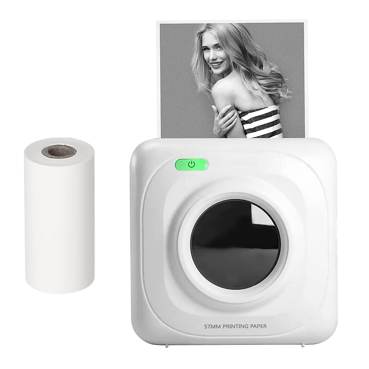 BISOFICE PAPERANG Pocket Printer BT Wireless Thermal Printer Portable Mobile Printer 200dpi for Photo Picture Receipt Memo Note Label Sticker Compatible with Android iOS Windows Mac