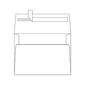 A7 White Envelopes 5X7 50 Pack - Quick Self Seal,for 5x7 Cards| Perfect for Weddings, Invitations, Photos, Graduation, Baby Shower, Stationery for General, Office | 5.25 x 7.25 inches