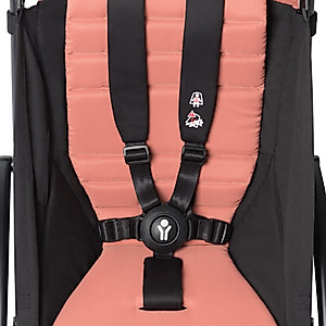 BABYZEN YOYO2 Stroller + YOYO Bag - Includes White Frame, Ginger Seat Cushion, Ginger Canopy, Ginger YOYO Bag, Wheel Base & Hooks - Suitable for Children Up to 48.5 Lbs