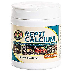 Zoo Med Reptile Calcium without Vitamin D3, 8-Ounce