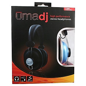 UMA - DJ Style Headphones with Handsfree Remote - Blue