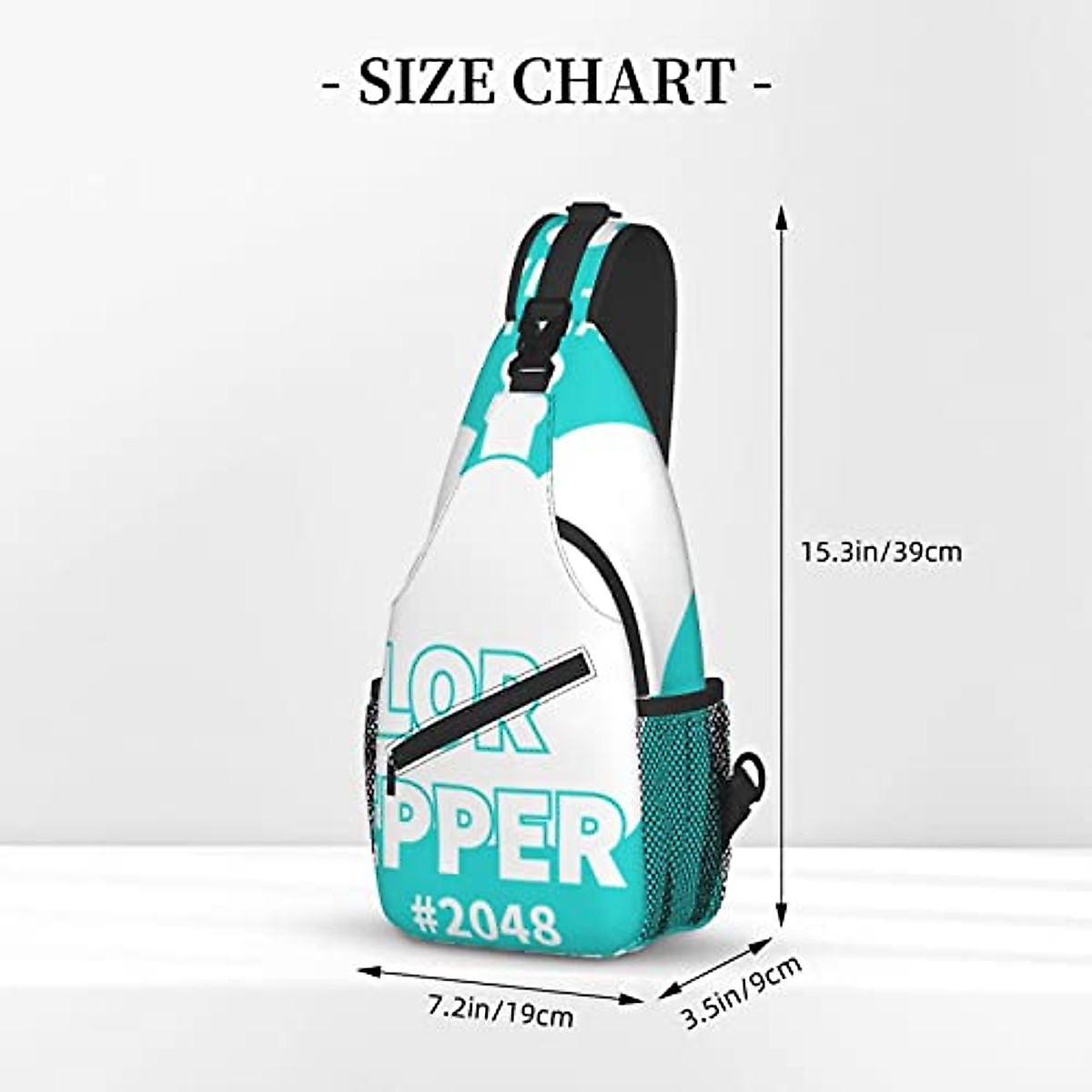 Custom Sling Bag Personalized Picture/Text Crossbody Sling Backpack, Shoulder Bag for Men Women Boy (Front+Side+Strap Design)