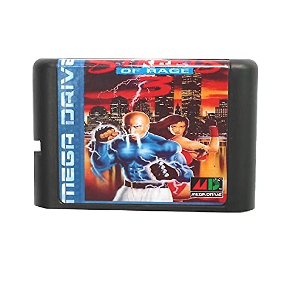 Streets Of Rage 1 2 3 & Hacked NTSC 16 bit MD Game Card For Sega Mega Drive For SEGA Genesis-Streets Of Rage 3 III