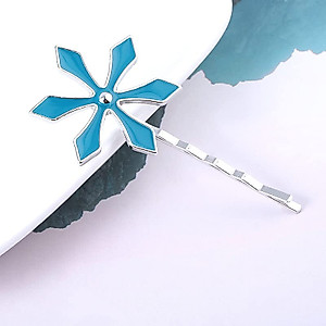 FunBoat Orihime Inoue Hair Clip - Anime Snow Hairpin - 0.23in Shun Shun Rikka Hair Clip for Halloween Costume, Cosplay, Daily Use, and Fans