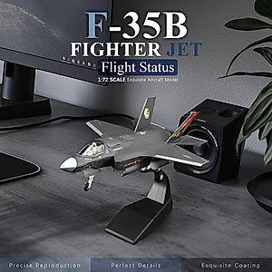 1/72 F35B Lightning II Attack Fighter Plane Metal Aircraft Model Military Airplane Model Diecast Plane Model for Collection or Gift