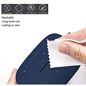 Ankersaila Soft Silicone Shockproof Protective Case with Keychain Compatible with JBL Live 300 (Midnight Blue)