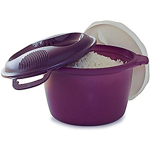 Tupperware Microwave Rice Cooker Purple Large 3L or 12 cup
