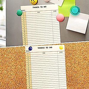 300 Sheets Library Card To Do List Notepad Things To Do Memo Writing Pad Daily Reminder Planner Notebook Office List Planning Project Homework Pad for Daily Task, 6 x 8 Inches