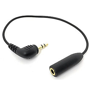 Movo MC4 TRRS to TRS Adapter - 3.5mm (Female) TRRS Microphone Adapter Cable to 3.5mm TRS (Male) for Cameras and Recorders