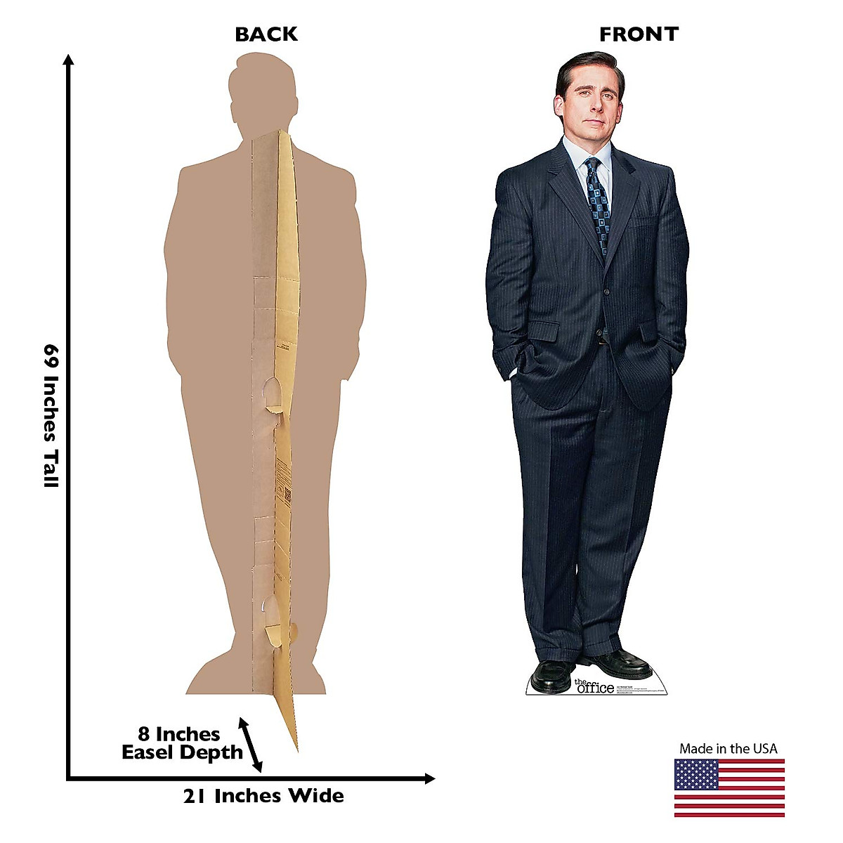 Advanced Graphics Michael Scott Life Size Cardboard Cutout Standup - The Office (TV Series)