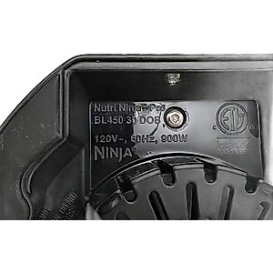 Nutri-Ninja Motor Base for 900 Watts BL450 BL451 BL455 BL456 DOB Professional Blender (Motor base Model # Must End w/DOB)