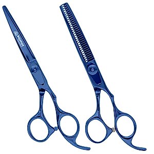 Equinox Professional Hair Scissors Set - Barber & Thinning Shears for Cutting & Grooming, Premium Japanese Stainless Steel Scissors