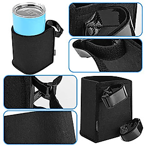 Drinking Cup Holder, Patio Curved Chaise Chair Cup Holder, Drink Holder for Swing Chair Hammock Chair Wicker Chair Egg Chair, Universal Cup & Bottle Holder for Beach Chair, Golf Cart, Wheelchair