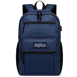 Backpack for Men and Women, Backpack for School Teen Boys and Girls, Lightweight Casual Black Backpack with USB Charging Port for Men and Women Traveling, Daily-use Bookbag Fits 15.6 Inch Laptop