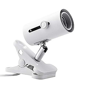 superdream Reptile Lamp Fixture Holder, Adjustable Stand Socket for Pet Brooder Lizard Turtle Snake Aquarium Habitat Heat Lamps (Write)