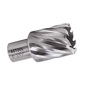 ACTOOL 1-3/16" Diameter × 1" Depth of Cut HSS ANNULAR CUTTER with 3/4'' Weldon Shank