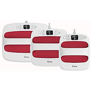 Cricut EasyPress 2 Heat Press Machine (9 in x 9 in), Ideal for T-Shirts, Tote Bags, Pillows, Aprons & More, Precise Temperature Control, Features Insulated Safety Base & Auto-Off, Raspberry