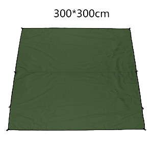 Camping Tarp, Waterproof Picnic Mat, Tent Footprint with Drawstring Carrying Bag for Picnic, Hiking 118x118 (Green)