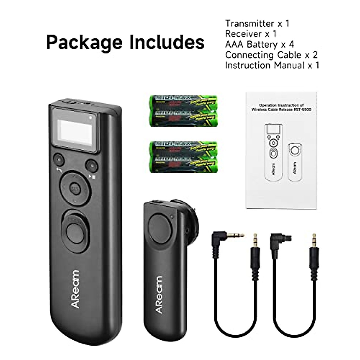 Wireless Digital Timer Remote Shutter Release Trigger Intervalometer for Canon EOS Rebel T6 T7 80D 70D 60D 60Da 77D T7i T6i T6s SL2 SL1 T5 T3 T5i T4i T3i T2i EOS R M6 M5 Cameras…