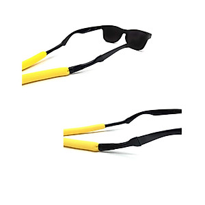 DECKER Floating Sunglass Strap 8 Pcs Pack Glasses Float Adjustable Eyewear Retainer Safety outdoor Eyeglass Rope for Aquatic Sports surfing Sailboat Swimming (Mix color)