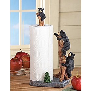 Collections Etc Northwoods Bears Paper Towel Holder