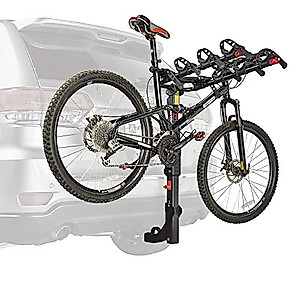 Allen Sports Premier Hitch Mounted 4-Bike Carrier, Model S545, Black