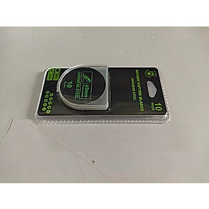 HEADLEY TOOLS 45mm Rotary Cutter Blades 10 Pack Fits Olfa, Fiskars, Replacement Rotary Blade for Arts Crafts Quilting Scrapbooking Sewing, Sharp and Durable