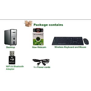 HP Elite 6300 Desktop Computer PC, Intel Core i7 3.4GHZ Processor, 16GB Ram, 512GB M.2 SSD Drive, Wi-Fi & Bluetooth, Wireless Keyboard and Mouse, 1080p Webcam, Windows 10 (Renewed)