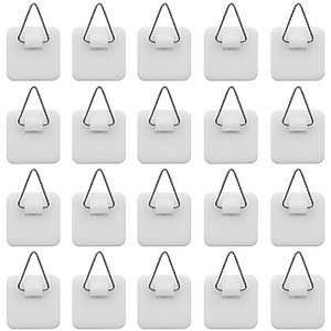 RESHANG 20pcs 1.25 Inch Plate Hangers for The Wall and Hangers Kit, Wall Plate Hangers for Home Office Photo Frames and Decorative Plates Board Painting