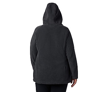 Columbia Women's Benton Springs II Long Hoodie, Charcoal Heather, Medium