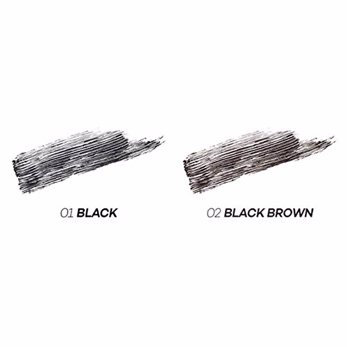 GIVERNY Milchak Sensitive Mascara #Black Brown - Smudge Proof Voluminous Mascara with Microfiber Brush, Waterproof Lengthening & Thickening Mascara for a Long-lasting Eye Makeup, 0.1 fl.oz.