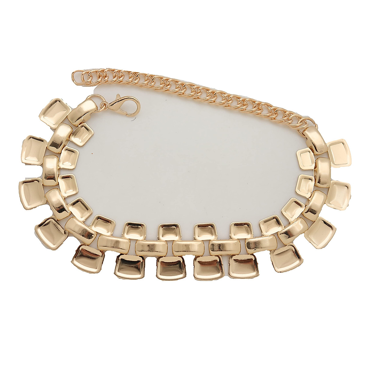 Women Fashion Jewelry Boot Bracelet Mesh Metal Chain Links Heels Shoe Charm Gold Color