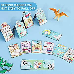 MWOOT 30Pcs Dessert Magnetic Bookmarks for Kids, Cute Magnet Book Markers Kit for Book Lovers, Creative Animal Magnetic Page Clips Accessories for Girls Boys Students Reading Lovers(15 Styles,4.5x3CM)