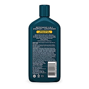 Jason Men's Refreshing 2-in-1 Shampoo and Conditioner, 12 oz