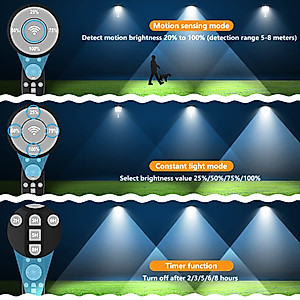 PEVOROS Solar Street Lights Outdoor Waterproof,1200W/100000LM Outdoor Led Street Light Dusk to Dawn,Street Lights Solar Powered with Motion Sensor and Remote Control for Parking Lot,Yard,Garden, Field