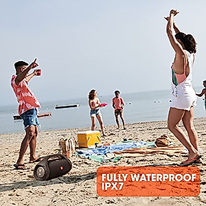 JBL Boombox 2 - Portable Bluetooth Speaker, Powerful Sound and Monstrous Bass, IPX7 Waterproof, 24 Hours of Playtime, Powerbank, JBL PartyBoost for Speaker Pairing, for Home and Outdoor(Black)