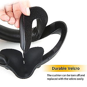 Face Cover Pad and Facial Interface Bracket for Oculus/Meta Quest 2 VR Accessories with Anti-Leakage Nose Pad