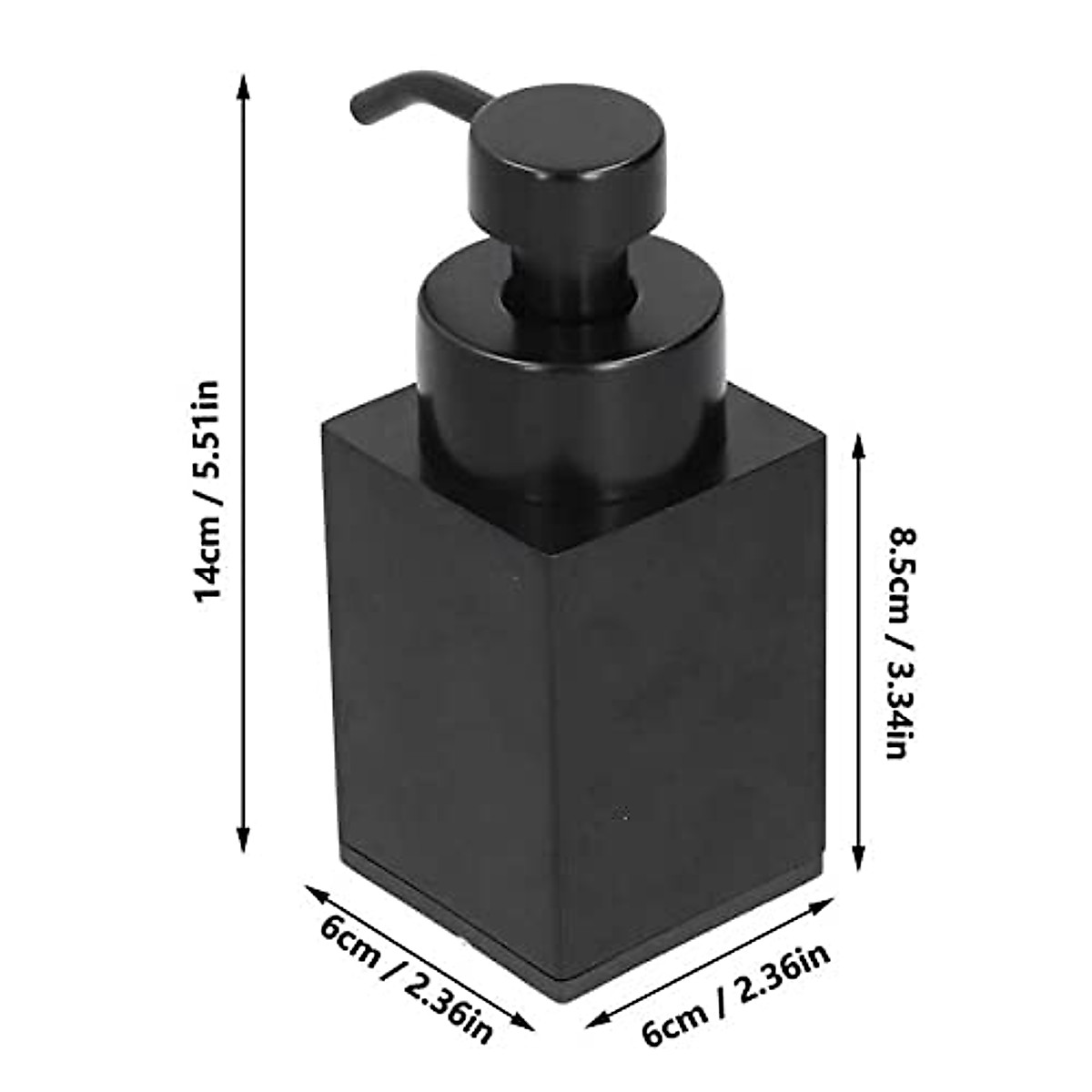 Soap Pump Dispenser Soap Dispenser Black Multifunctional Sturdy Exquisite Foam Pump Bottle Bottles Dispenser