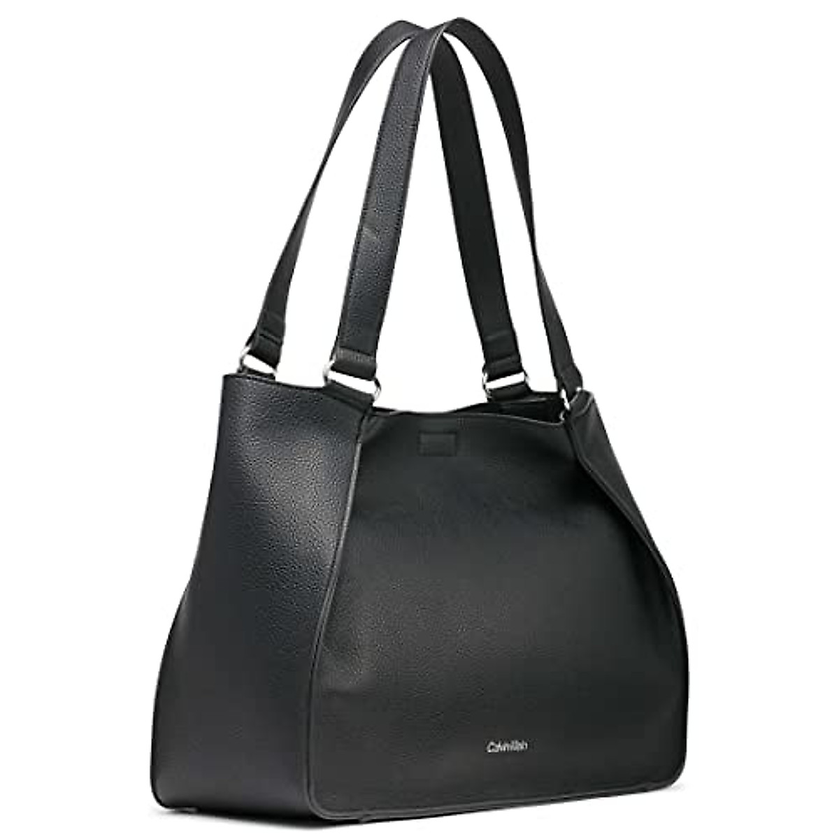 Calvin Klein Estelle Novelty Satchel, Black Combo