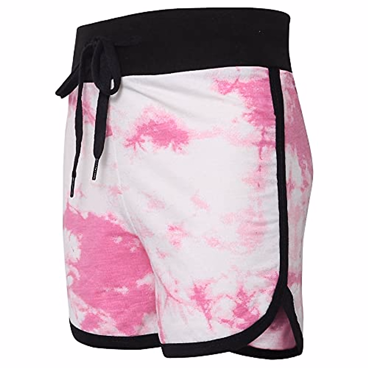 Kids Girls Shorts Gym Sports Tie Dye Pink Print Summer Hot Pant Shorts 5-13 Yrs