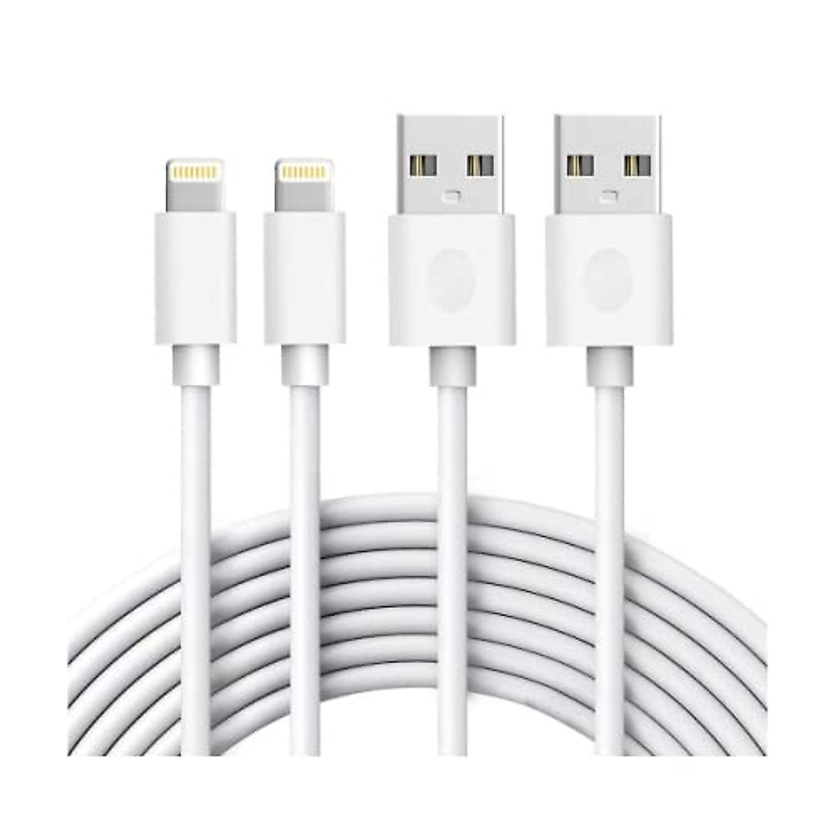 2pcs iPhone Charger Cables [Apple MFI Certified] Compatible with Lightning Cable, iPhone 11 Pro / 11 / XS max/XR / 8/7 / 6S / 6 / Plus, iPad Pro/air / 3.3 feet Long