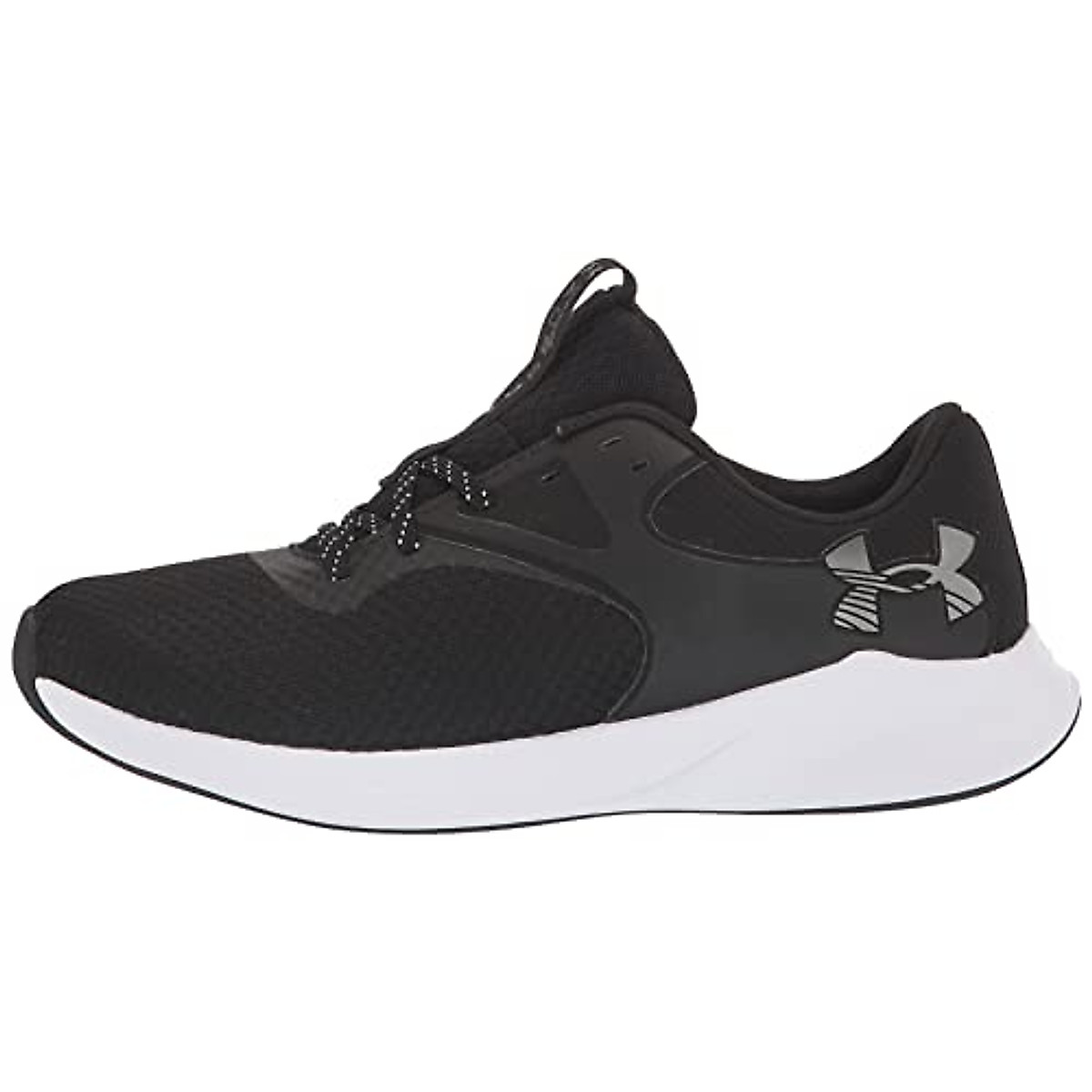 Under Armour Women's Charged Aurora 2 Cross Trainer, Black (001)/Metallic Warm Silver, 7