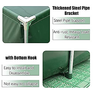 Rectangle Pool Above Ground for Garden, Backyard Family Lap Pool/ Kiddie Swimming Pools, Rectangular Pool Above Ground Hard Side, 1 2 3 4 5 6 7 8 9 10 Ft Albercas Para Adultos ( Size : 3x1.5x0.7m(9.8x