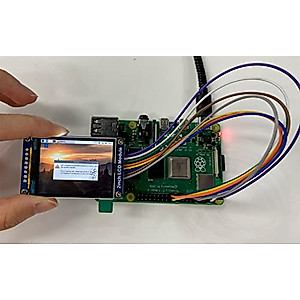waveshare General 2inch IPS LCD Display Module 240×320 Resolution 2.0inch Monitor Embedded Controller RGB, 262K Color Display Color LED Backlight ST7789 Driver SPI Interface