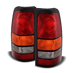ACANII - For 2004-2006 GMC Sierra 1500 2500 3500 Truck Tail Lights Lamps 04 05 06 Left+Right